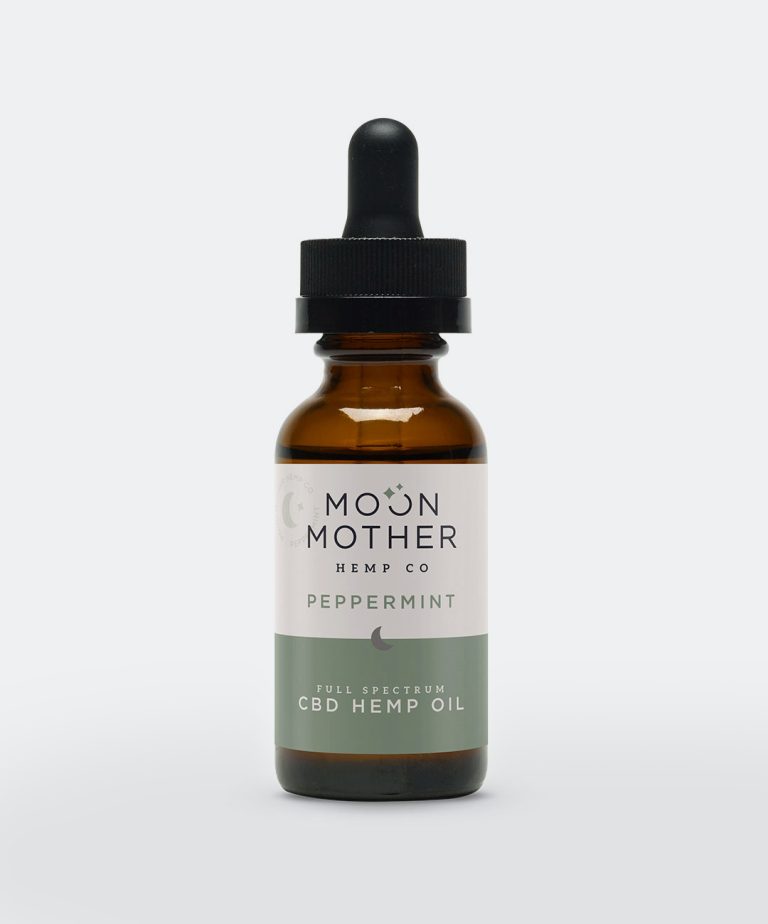 Full Spectrum Hemp Oil Tincture Peppermint | Moon Mother Hemp